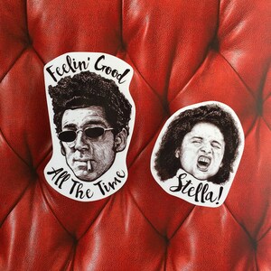 Seinfeld Vinyl Laptop Sticker | Phone Decal Set - Etsy