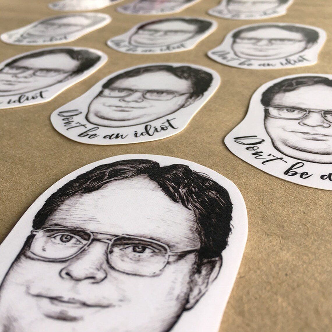 Dwight Schrute Vinyl Laptop Sticker Phone Decal | Etsy