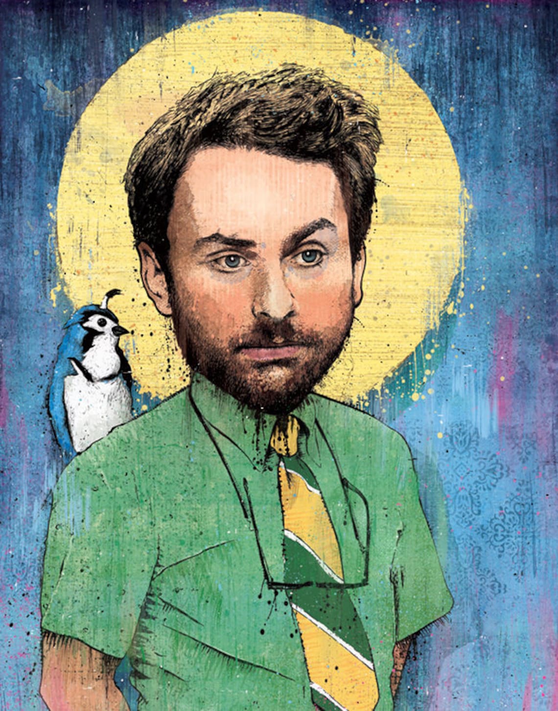 Charlie Kelly's saint Charlie 12x18 Signed | Etsy