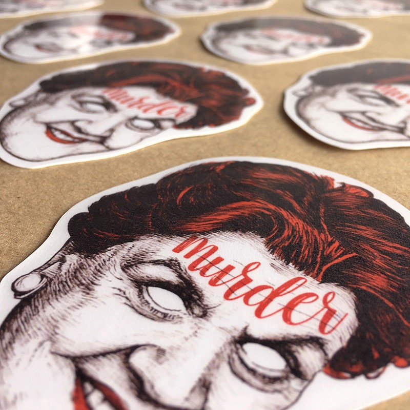 Murder She Wrote Vinyl Laptop Sticker | Phone Decal - Etsy