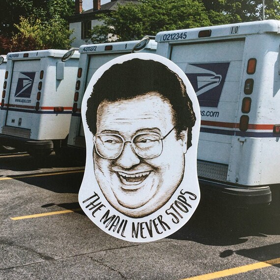 Newman Seinfeld Vinyl Laptop Sticker Phone Decal | Etsy