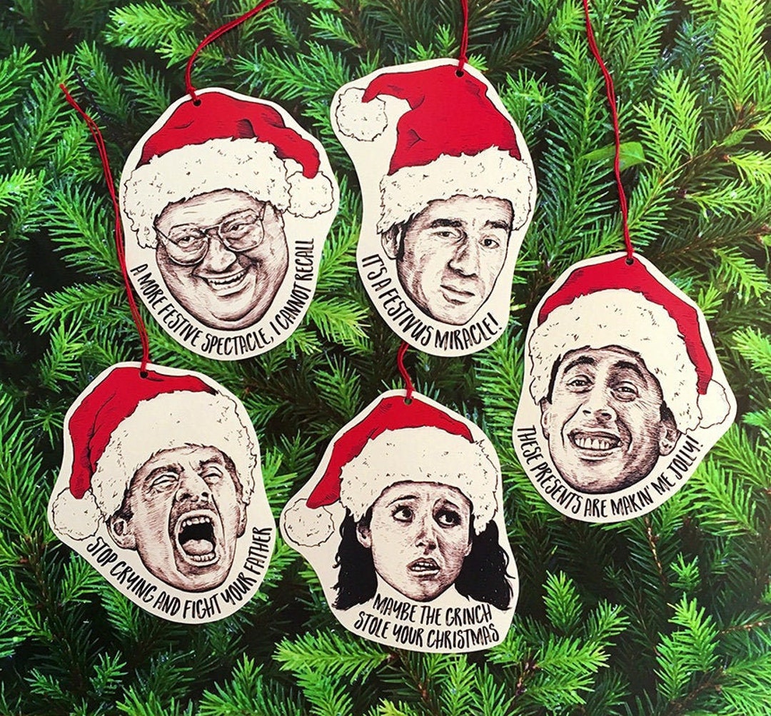 Seinfeld Paper Christmas Tree Ornament Set of 5 - Etsy Canada