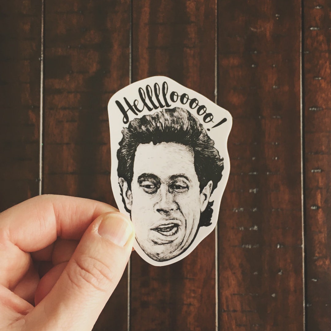 Helllooo Seinfeld Vinyl Laptop Sticker | Phone Decal - Etsy