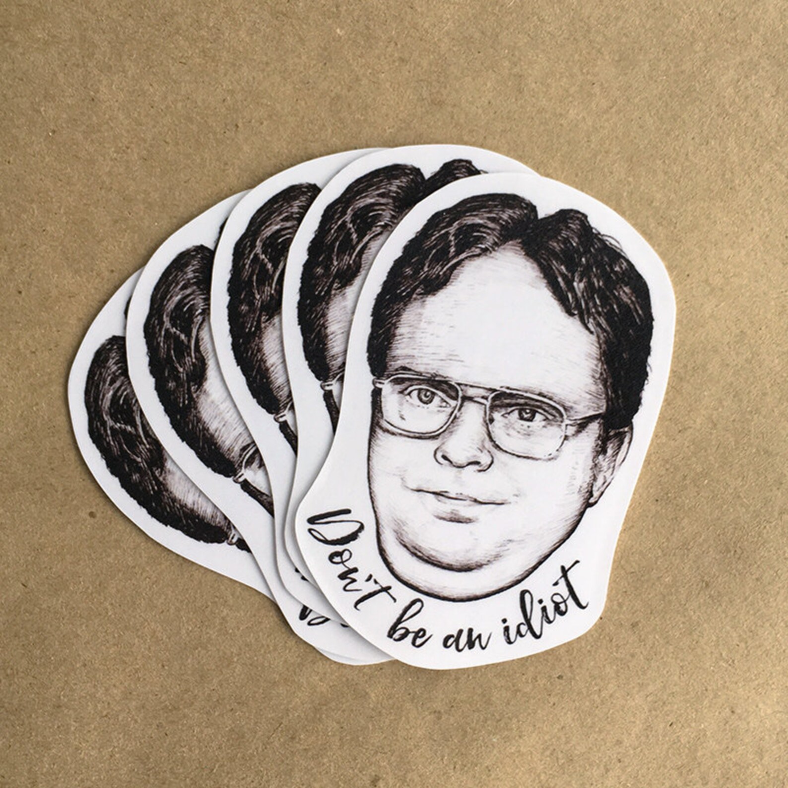Dwight Schrute Vinyl Laptop Sticker Phone Decal - Etsy