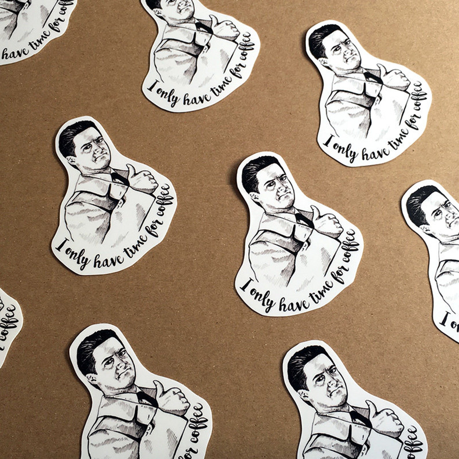 Agent Cooper Twin Peaks Vinyl Laptop Sticker Phone Decal - Etsy