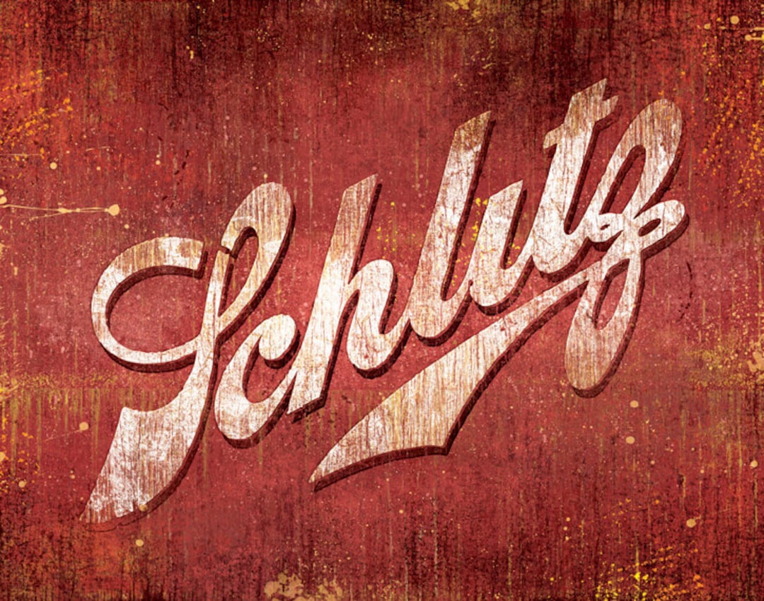 Schlitz Vintage Beer Sign 12x18 Signed and Dated Art Print Poster - Etsy