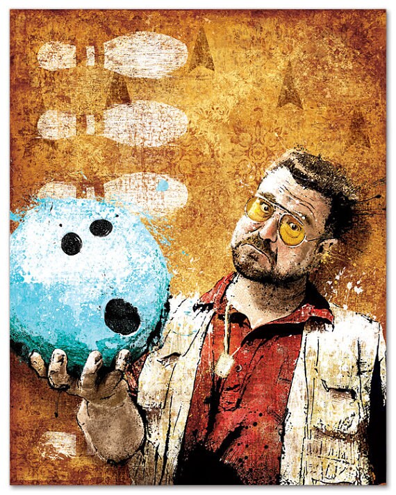 The Lebowski Collection 3 Unique Prints 12x18 Signed and - Etsy