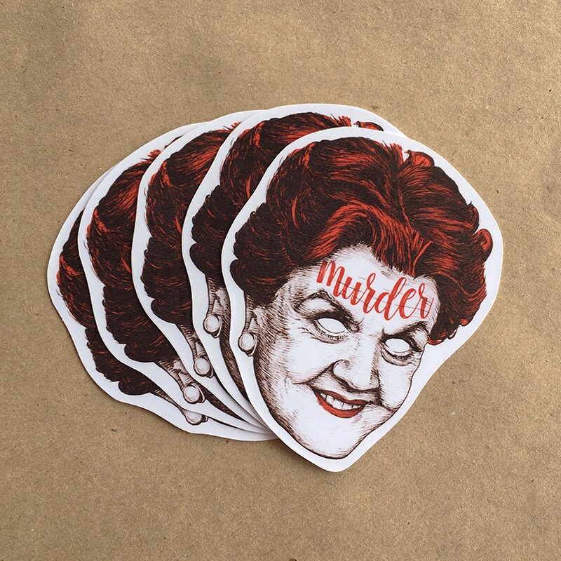 Murder She Wrote Vinyl Laptop Sticker | Phone Decal - Etsy