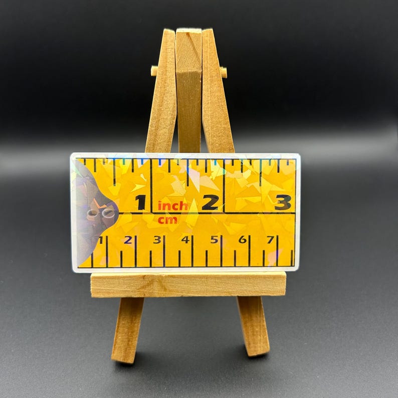 Miniature Ruler Vinyl Sticker, to Scale | for Notebooks, Cars ...