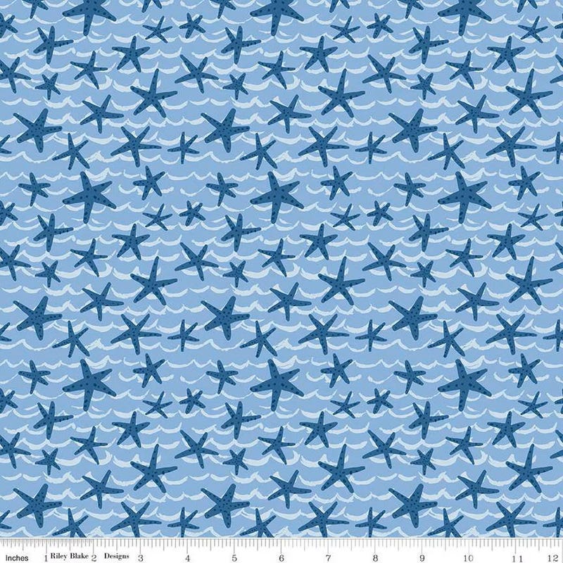 Starfish Fabric - Etsy