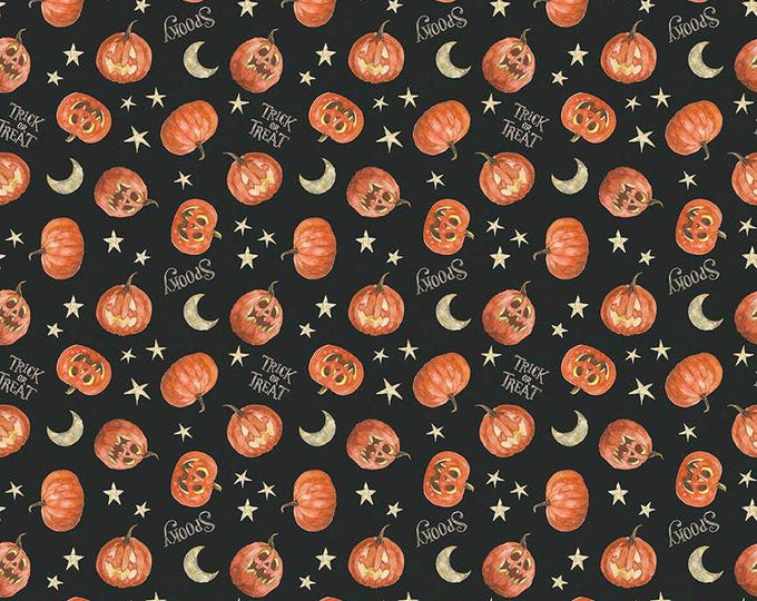 Trick or Treat Pumpkin Black - C15964-BLACK - Riley Blake Designs ...