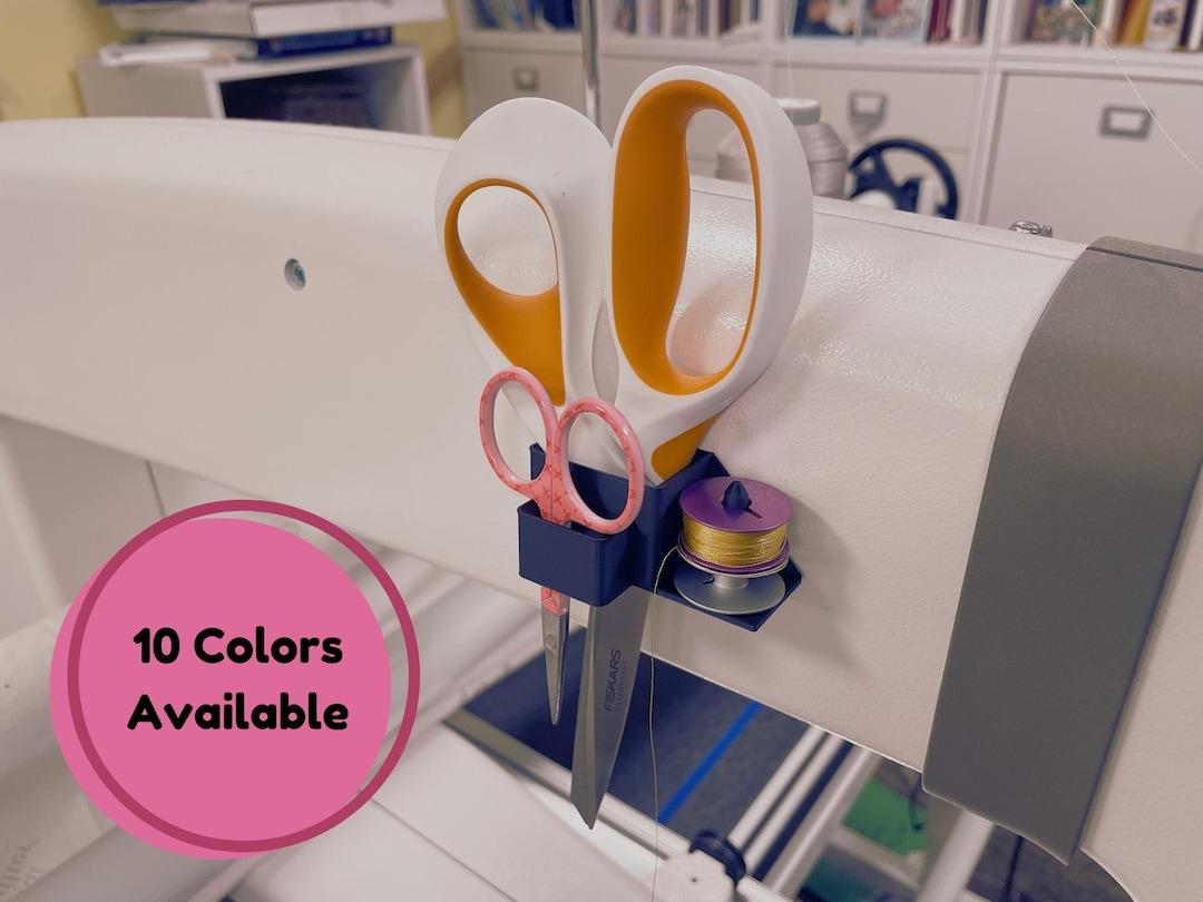 Quilt Machine, Longarm, Scissor and Bobbin Storage Organizer. Scissor ...
