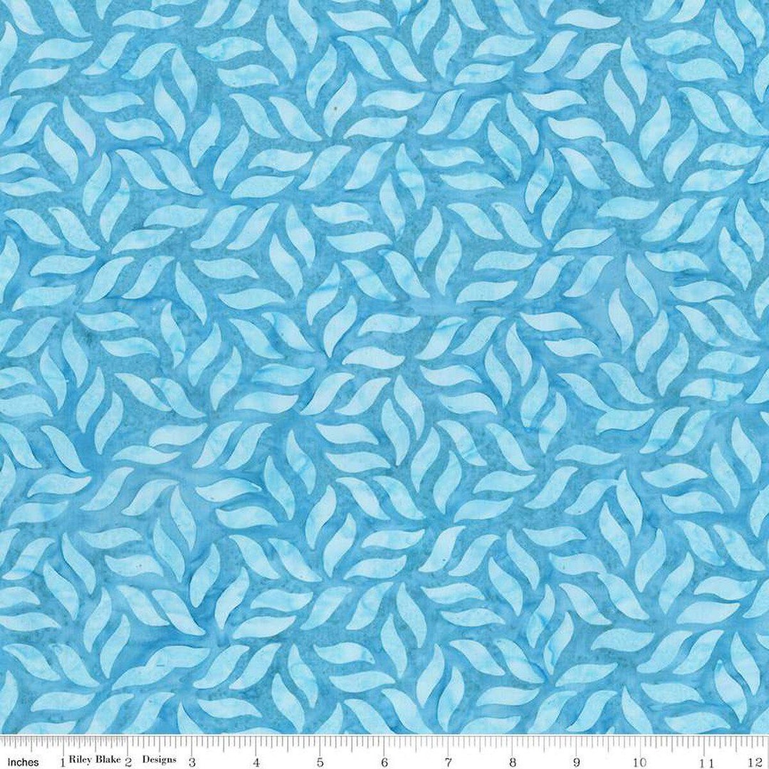 Expressions Batiks Divine Vines Baby Blue - Riley Blake Designs ...