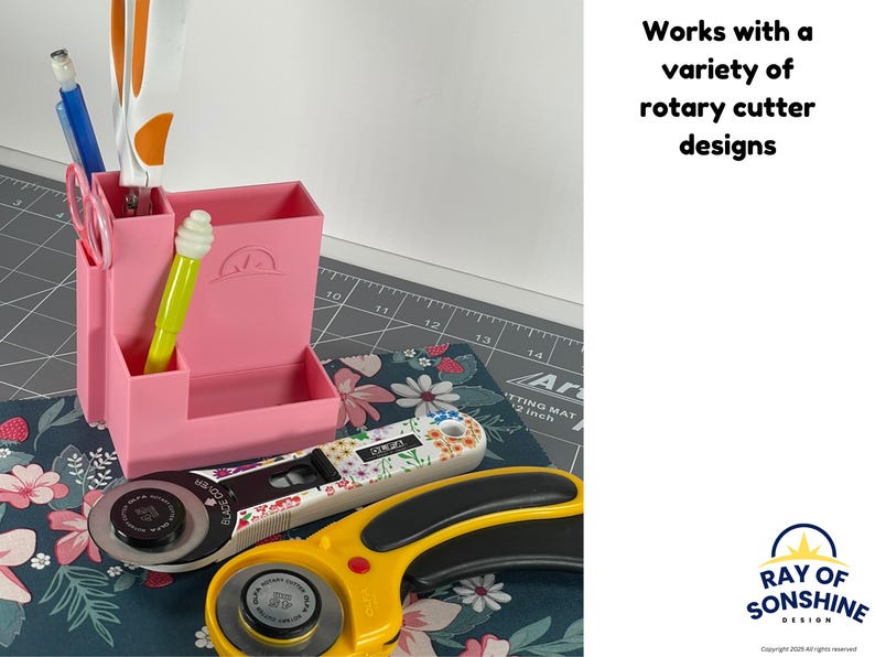 Rotary Cutter Caddy – Scissor & Notions Organizer for Quilters and ...