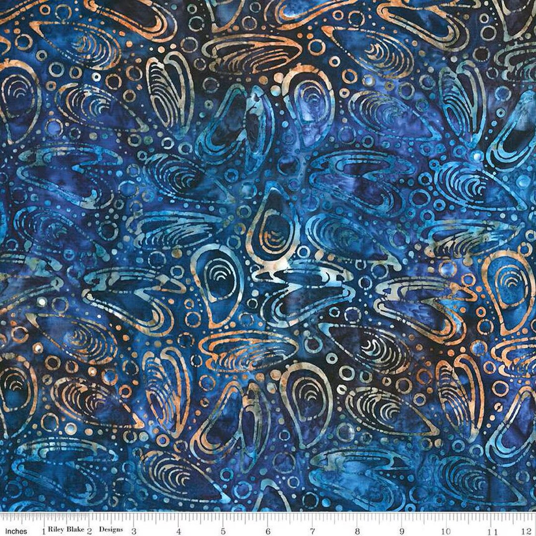Batiks Toes in the Sand Dark Skies - Riley Blake Designs - Cotton ...