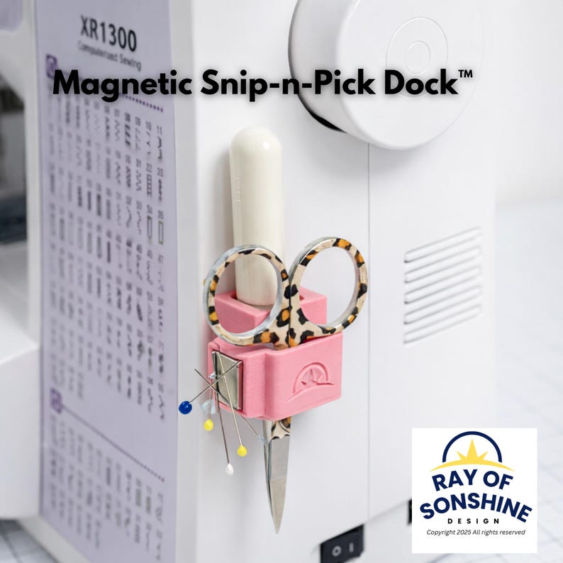 Magnetic Seam Ripper Holder for Sewing Machine | Scissor & Pin ...