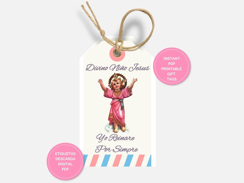Etiquetas Divino Niño Jesús Para Imprimir, Etiqueta Religiosa Católica ...