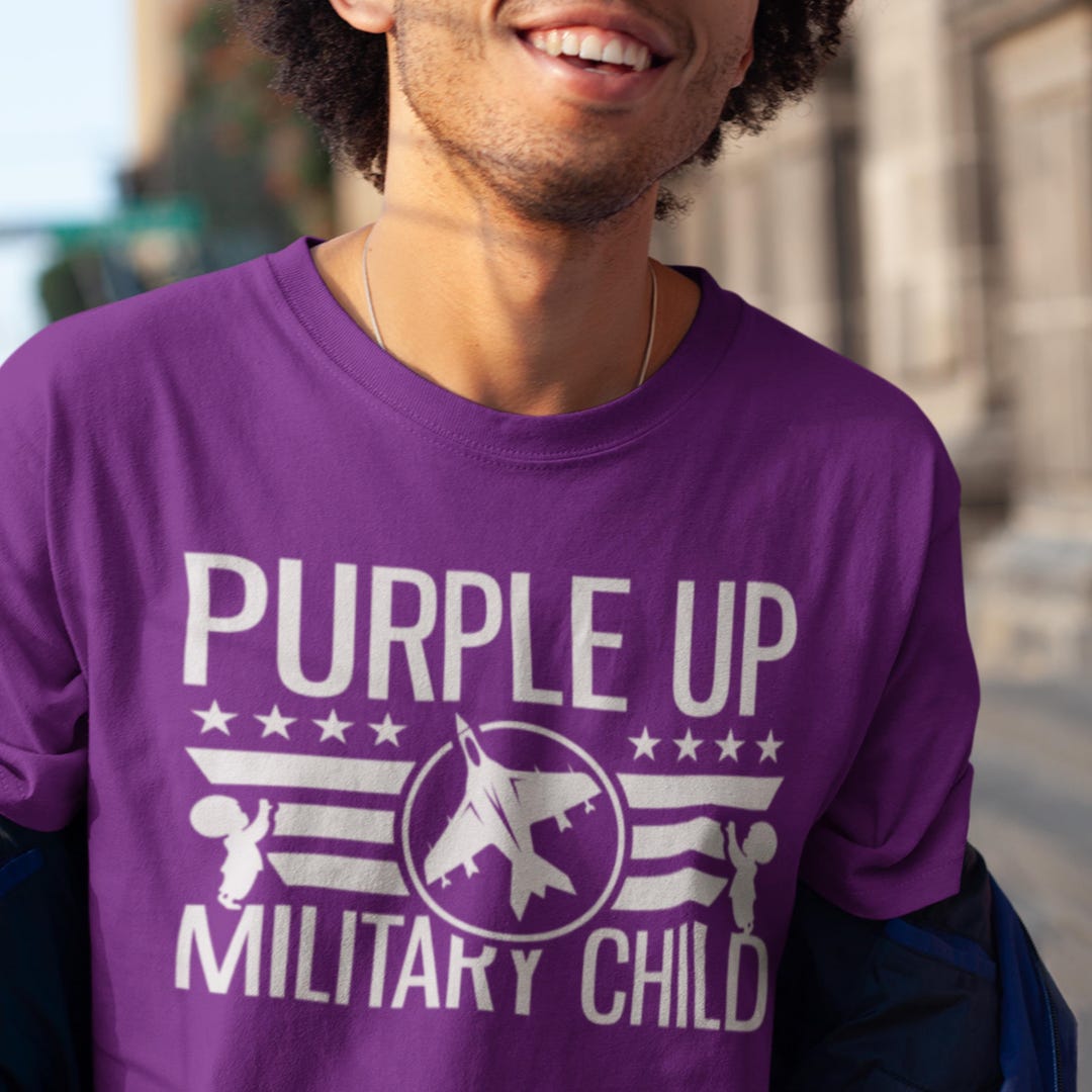 Purple up Military Child Shirt, Month of the Military Child Tee ...