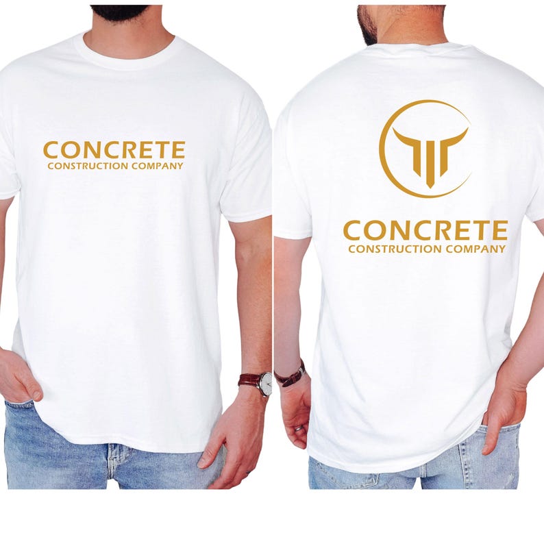 Custom Business Logo Work Shirt, Personalized Company T-shirt for Men ...