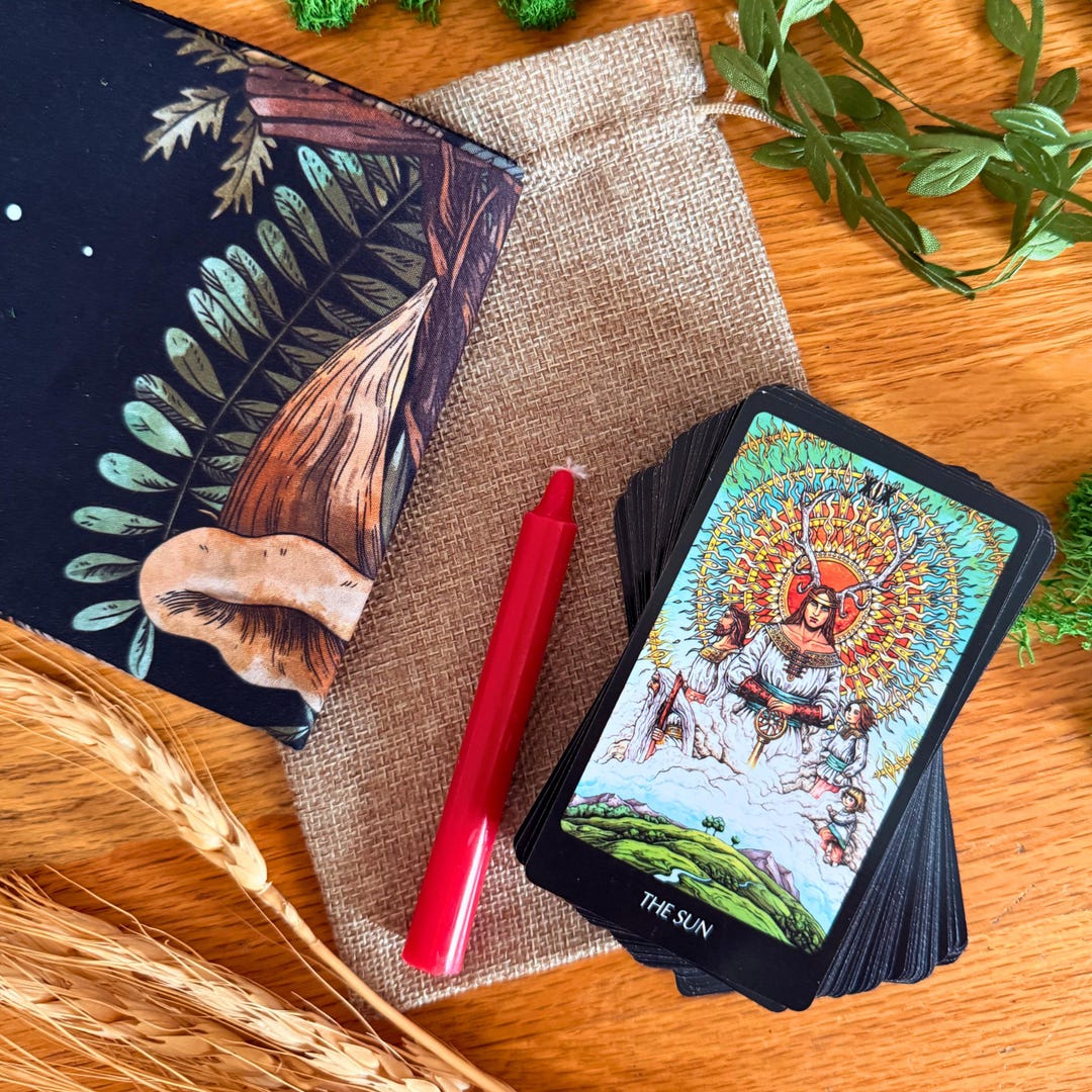 Tarot Kit Slavic Legends Tarot Witch Altar Witchcraft Kit for Rituals ...