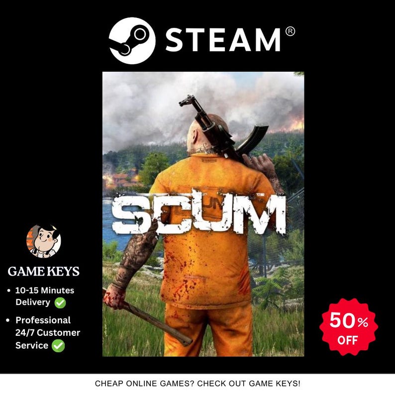 SCUM | Steam - Etsy