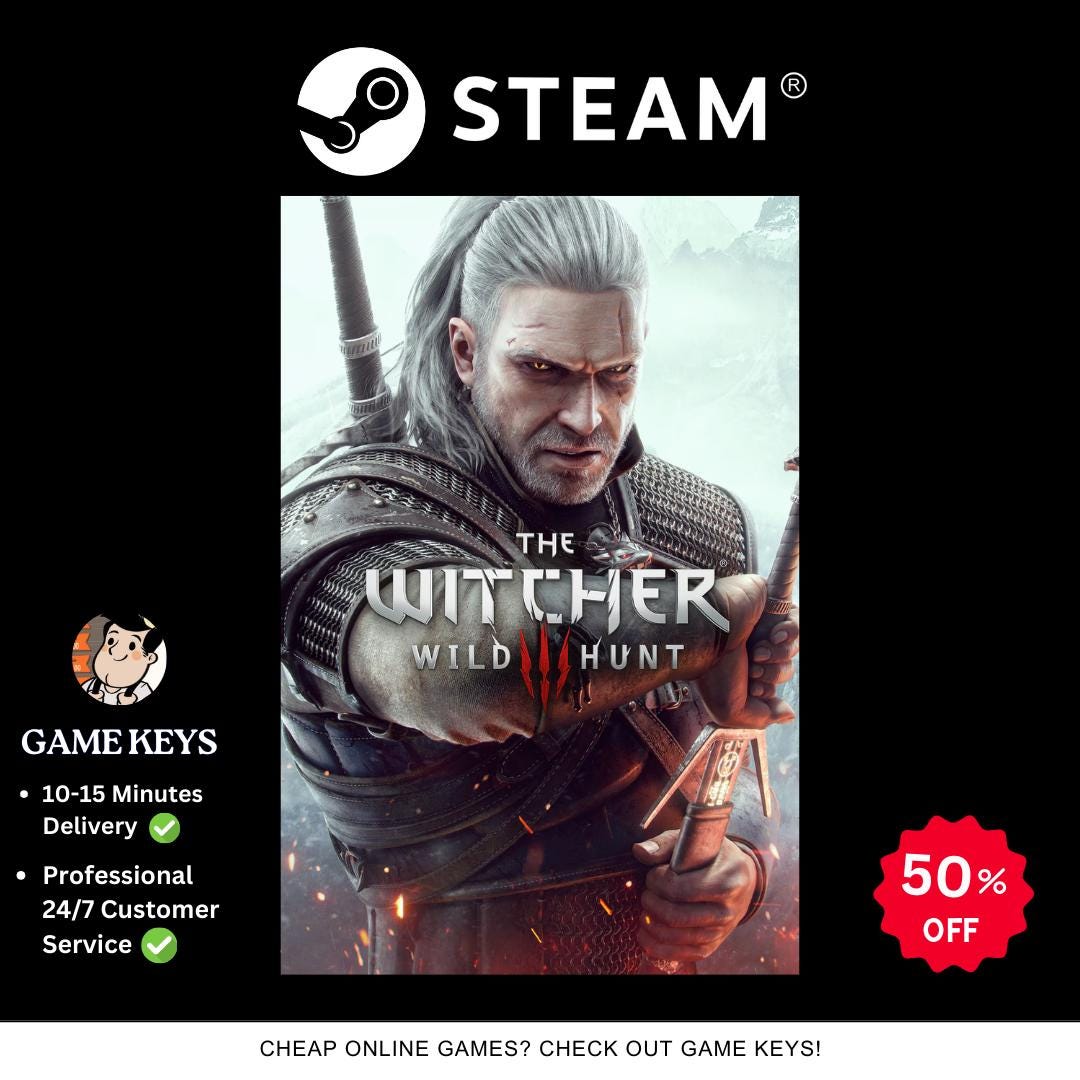 The Witcher 3: Wild Hunt | Steam - Etsy