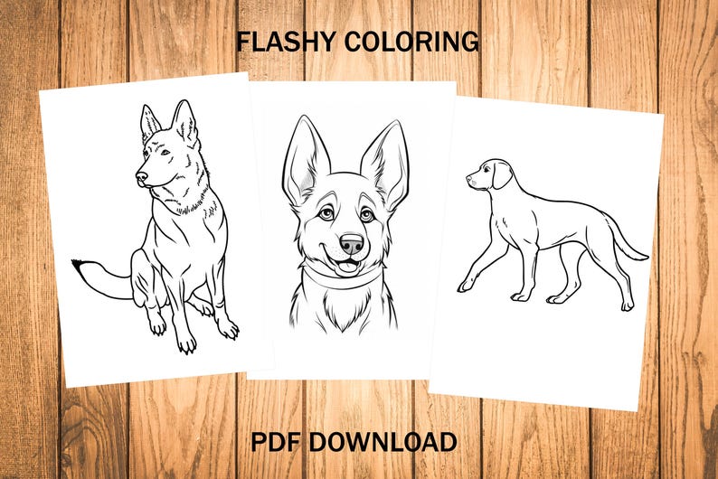 Easy Dog Coloring Pages for Kids Toddlers Preschoolers Toddlers ...