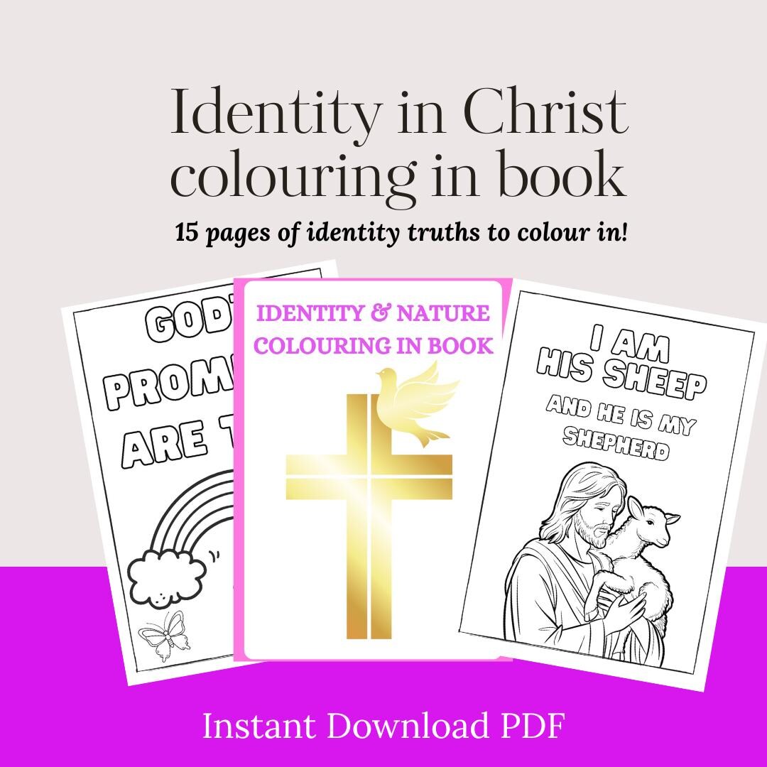 Identity & Nature Colouring in Book - Etsy