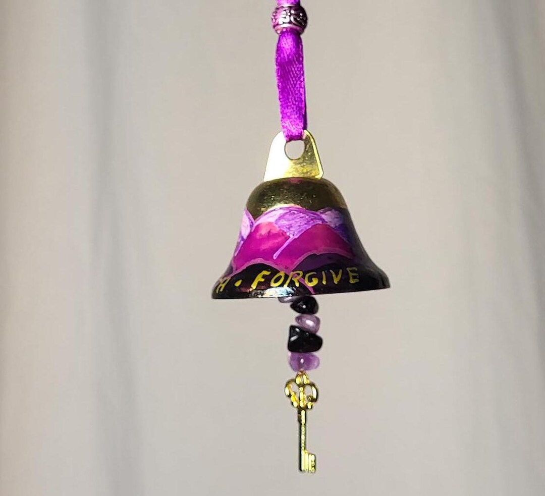 Original Purple Mountains Coping Bell: Hand Painted, Hand Crafted, One ...