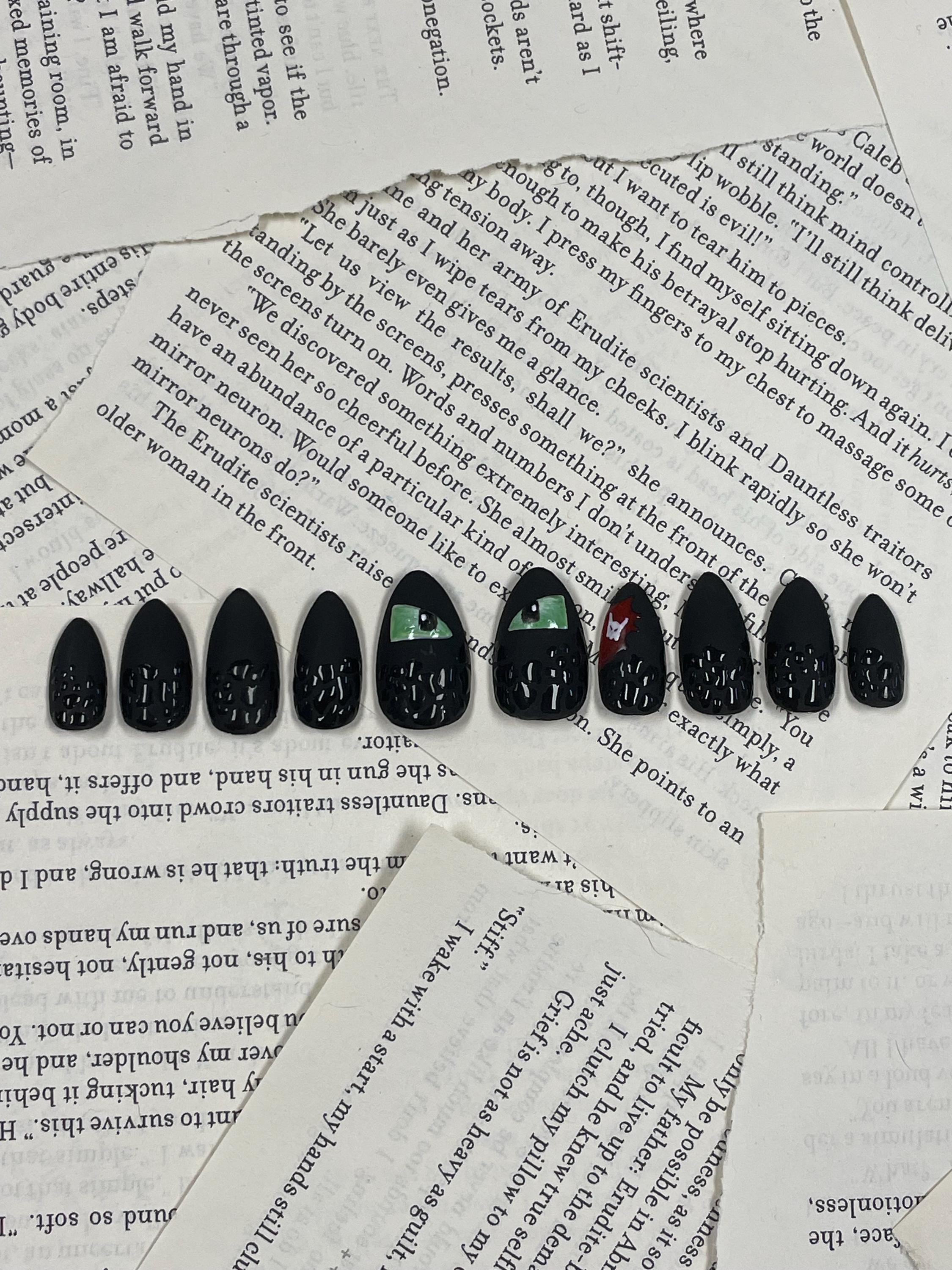 Toothless How to Train Your Dragon Press on Nails - Etsy