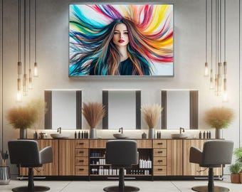 Hair Salon Wall Art Print, Modern and Exclusive Poster! - Etsy