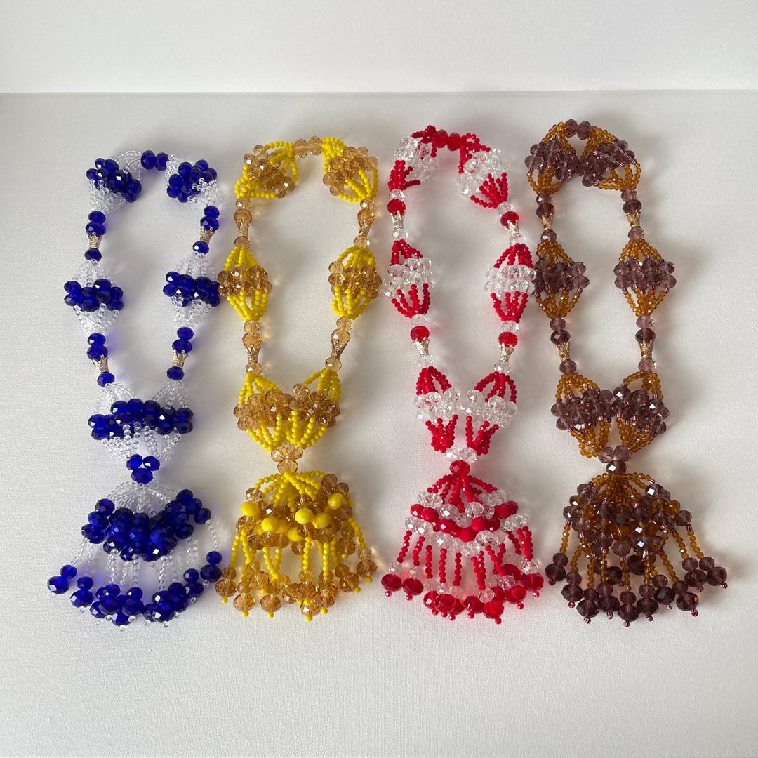 Collares De Mazo Para Soperas De Santo Orishas Yemaya Shango Oya Oshun ...