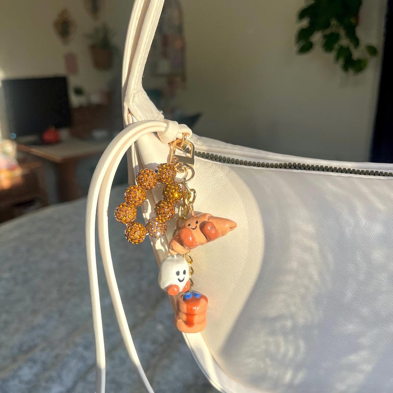 Jellycat Croissant Keychain - Etsy