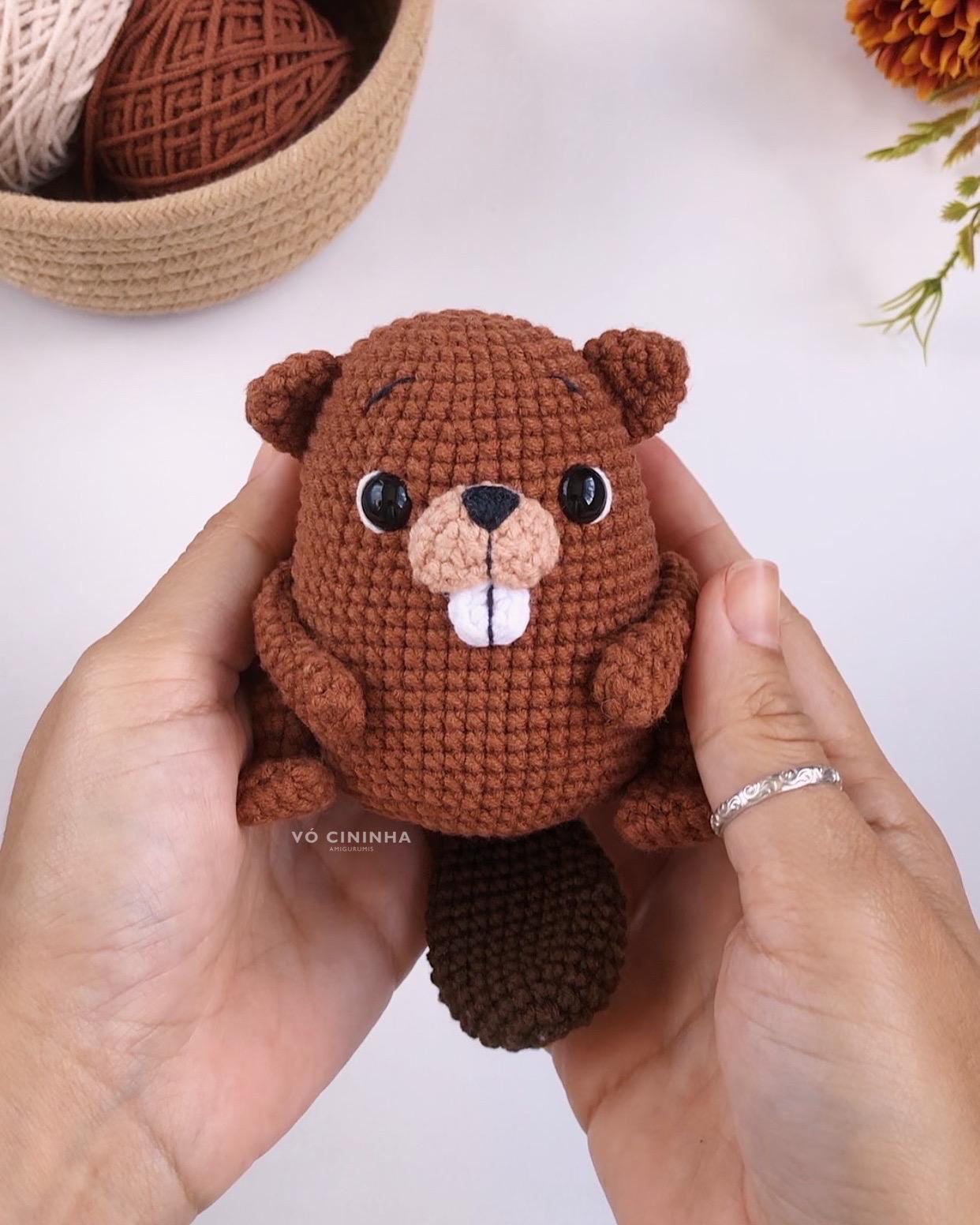 E-book Crochet Pattern Amigurumi Forest Animals Pack: Beaver, Moose ...
