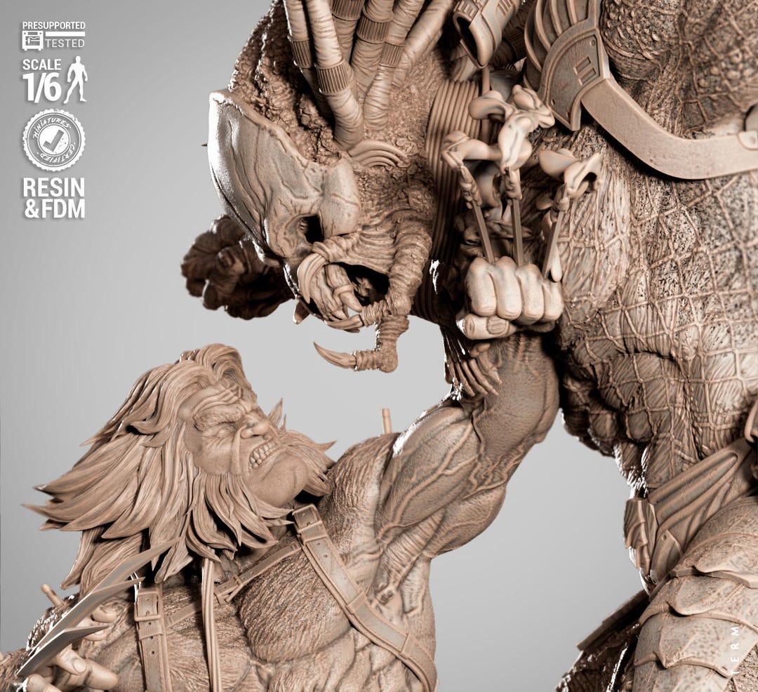 Wolverine Vs Predator - High Quality STL File - Etsy UK