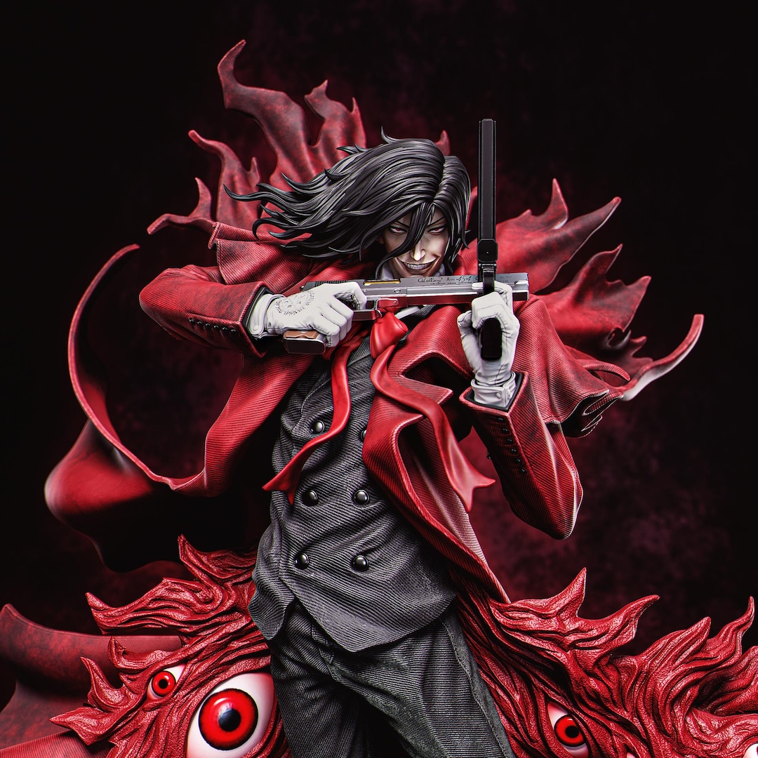 High Quality STL File - Alucard Hellsing 3D Model - Etsy