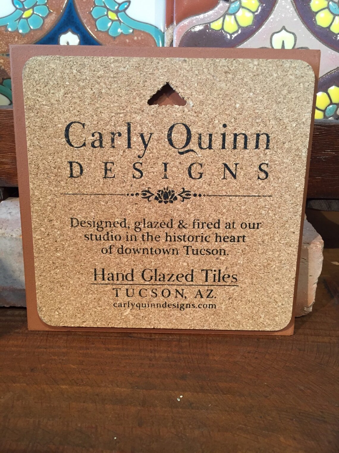 Hand Glazed Ceramic 6"x6" Monarch Butterfly With Milkweed Flowers ...