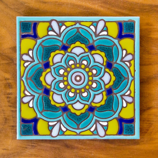 Mandala Tile - Etsy