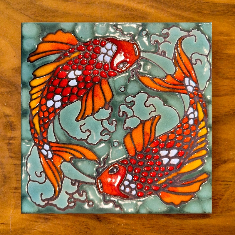 Mosaic Koi - Etsy