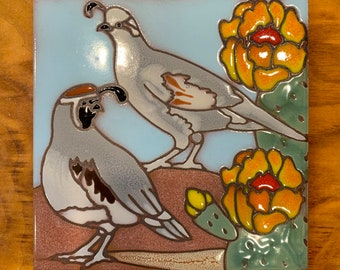 Ceramic Tiles Cardinal Art Deco - Etsy