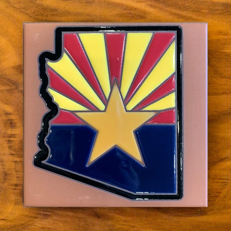 Arizona State Flag Svg - Etsy