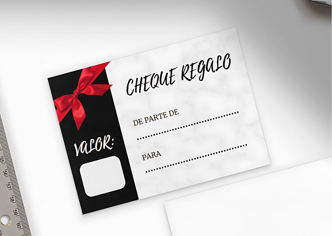 Modèle de chèque-cadeau imprimable, modèle de chèque-cadeau, chèque ...