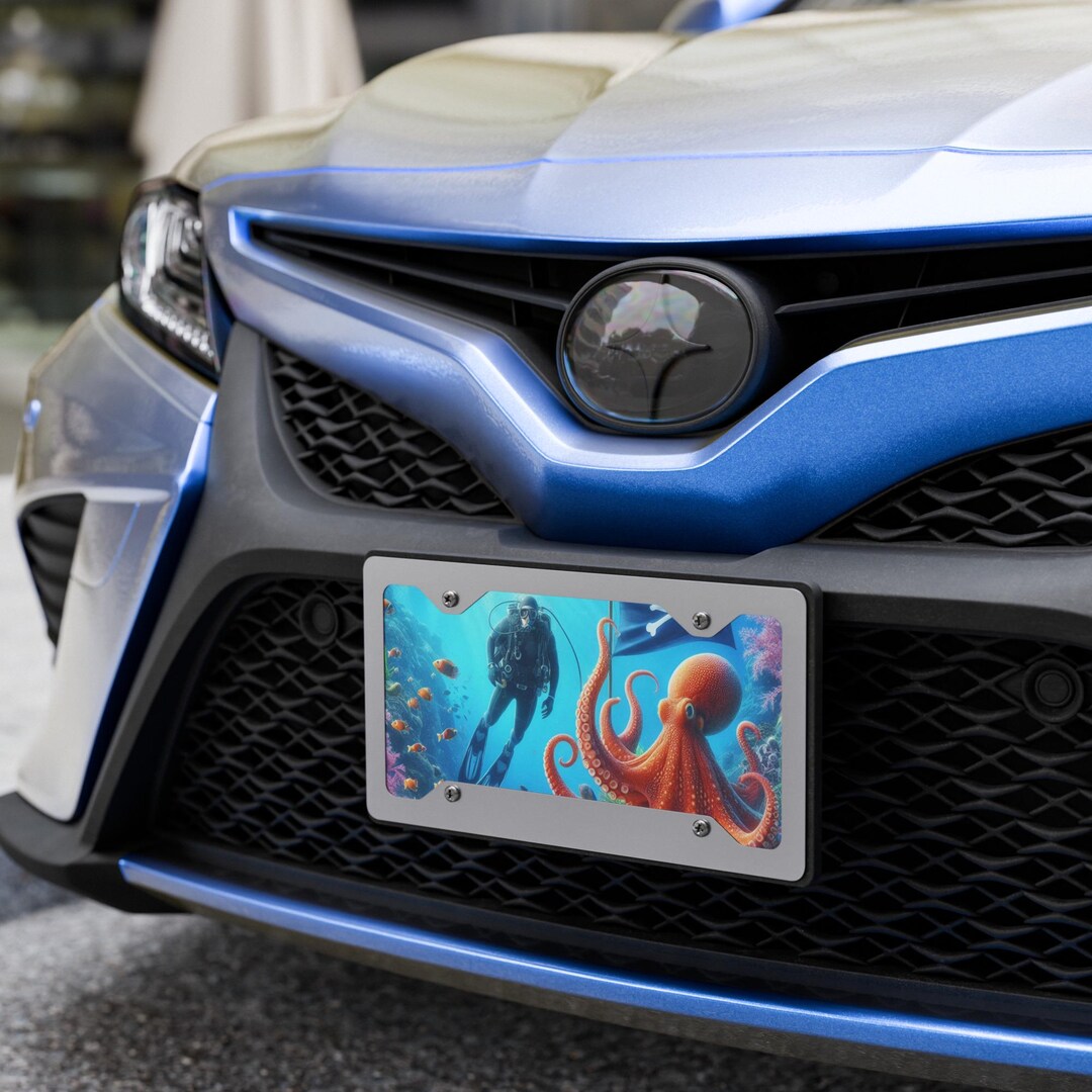 Vanity License Plate SCUBA Pirate - Etsy