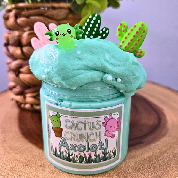 Axolotl Slime - Etsy