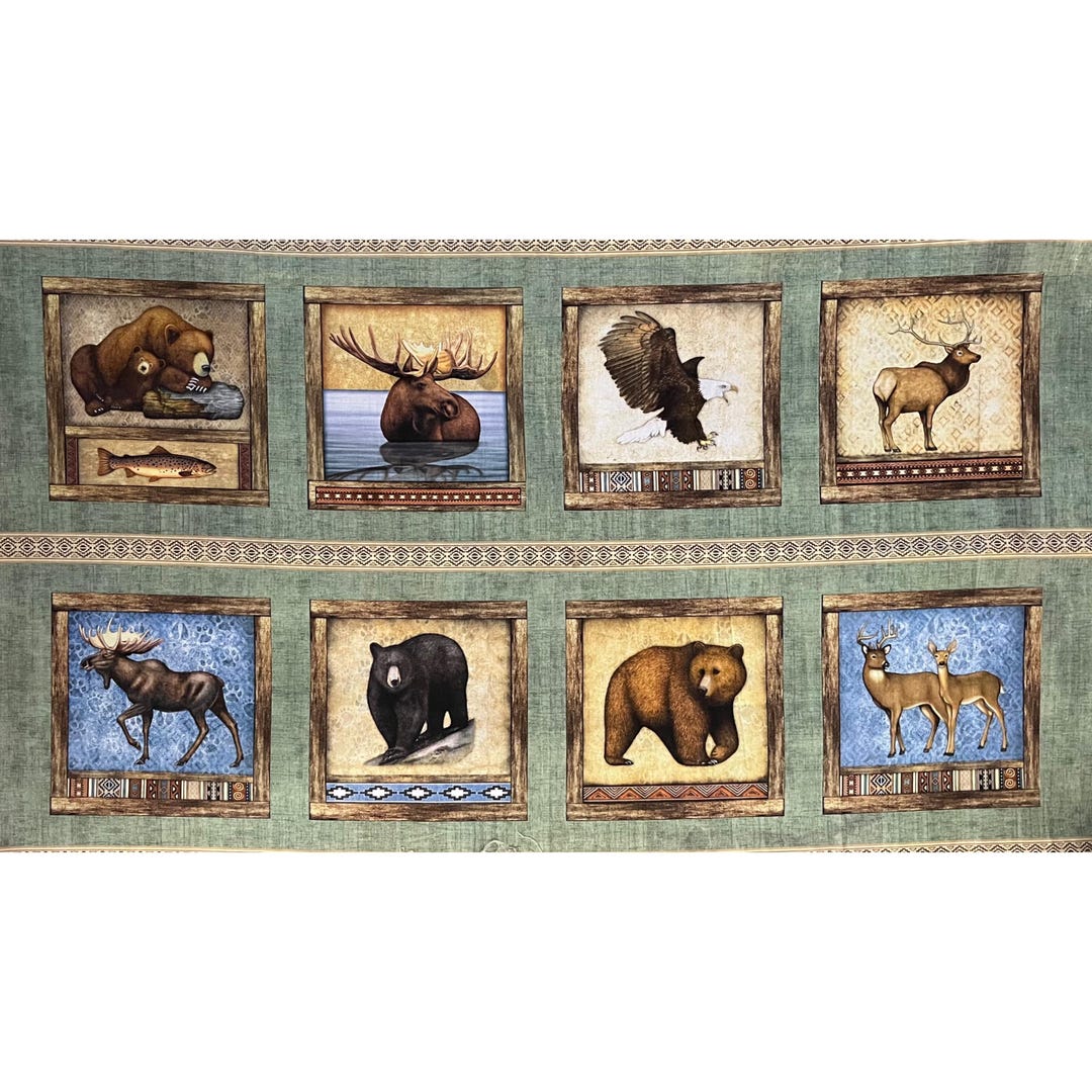 Wildlife Southwestern Dan Morris Design 2017 Fabric Panels for QT ...