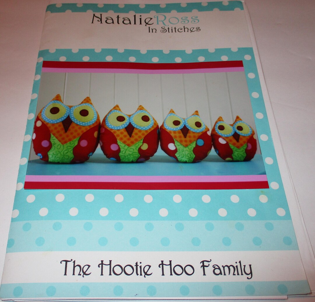 Vintage "the Hootie Hoo Family" by Natalie Ross in Stitches. - Etsy