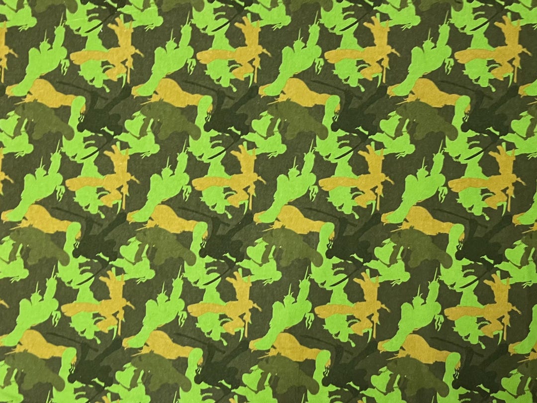 TEENAGE MUTANT Ninja Turtles Springs Creative Fabrics-tmnt Camo-retired ...