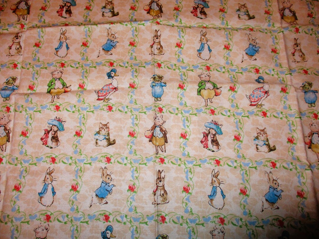 Vintage Beatrix Potter, Peter Rabbit Characters, Quilting Treasures ...