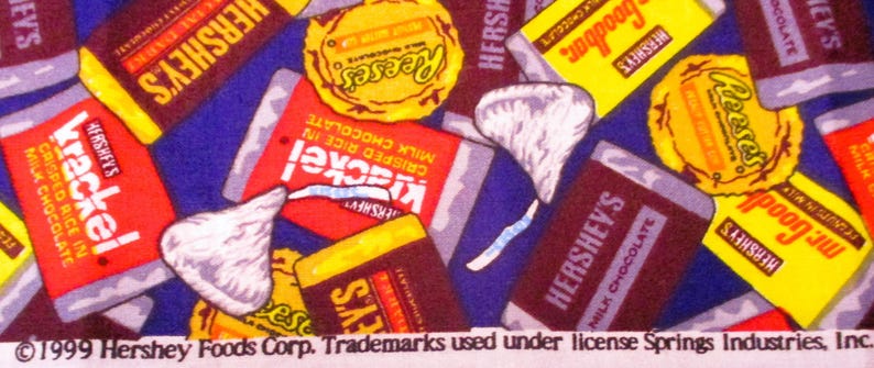 Hershey Chocolate Bars 1999 Hershey Food Corps Springs Industries Inc ...