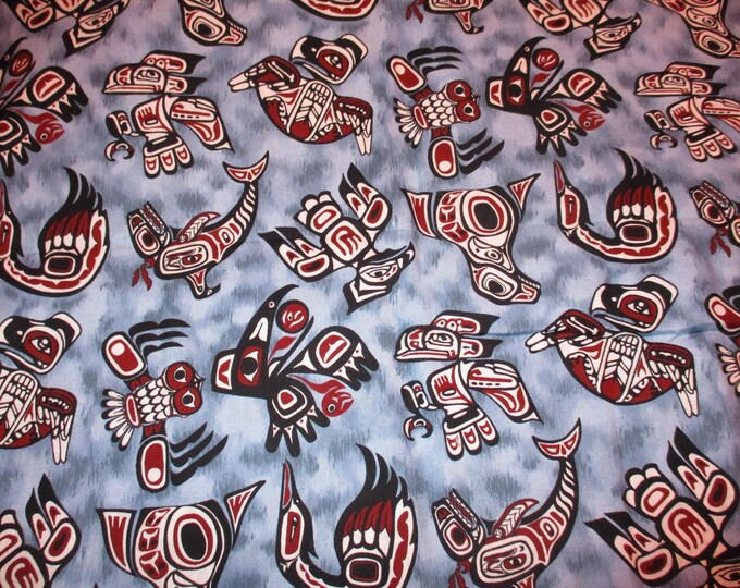 Haida Native Tribal Indigenous From R.E.D. Fabrics. Magnificent Fabric ...